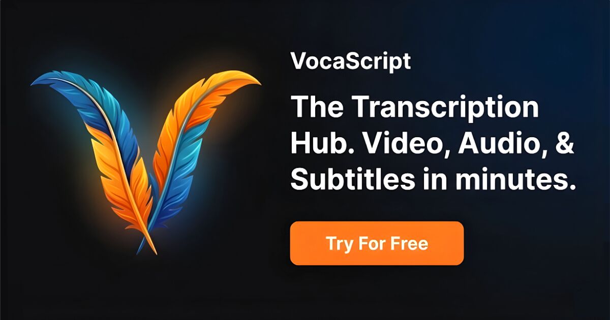 Free Vimeo Video to Text Transcriber | VocaScript